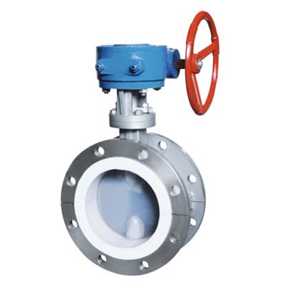 Flanged lining butterfly valve (CFDF-SH)