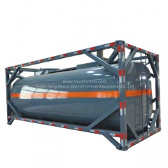 20FT ISO Container Frame, UN Portable Tank for UN 2797, BATTERY FLUID, ALKALI