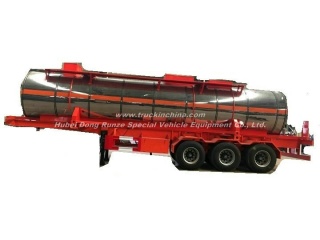  Liquid Molten Sulfur Tank Truck Trailer 19m3