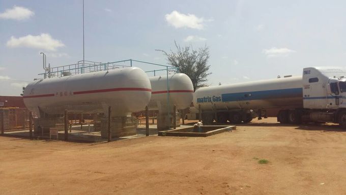 Бак для хранения пули газа бутана пропана для большой установки 100КБМ бензоколонки