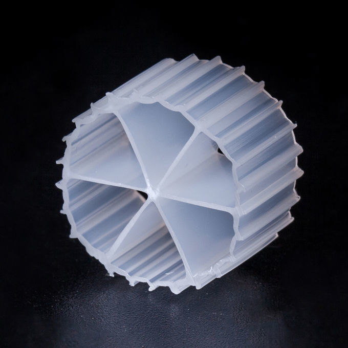 Saving Space MBBR biopipe Fliter Media PE63 For Waste Water Treatment / RAS With White Color AÂ²/O technology 3