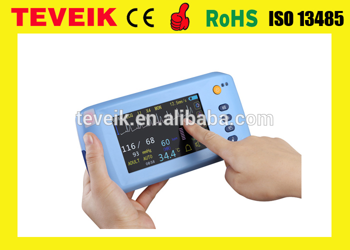Beste Prijs voor Handbediende Multiparameters Geduldige Monitor met Handbediende multi-Paragraaf. Geduldige Monitor (ECG/NIBP/SpO2/PR/PLETH/-TEMPERATUREN)