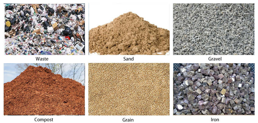 material da tela do trommel