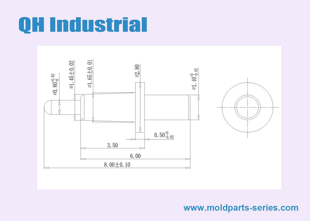 5A 10A 15A 20A Gold Plating High Current Pogo Pin,1mm 2mm 5mm 6mm 10mm Spring Loaded Pin Contact
