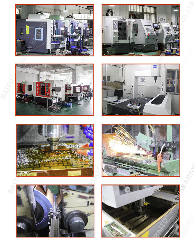 L'acciaio lavorante P20/H13 dei pezzi di precisione di CNC personalizza l'unità 4 dello scorrevole