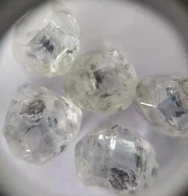 Grade 3 HPHT lab grown diamond sample