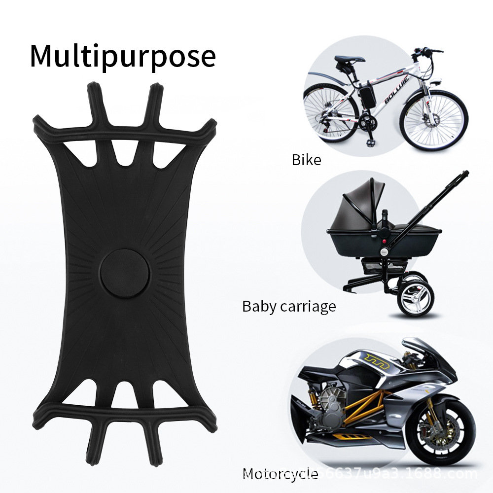 Στεγανοποιήστε handlebar σιλικόνης περιστροφής 360 βαθμού τοποθετεί Smartphone κατόχων 4-6 ίντσας μοτοσικλετών τηλεφωνικό κάτοχο κυττάρων ποδηλάτων τον κινητό