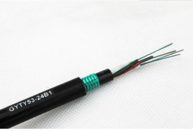 6 Core Outdoor Fiber Optic Cable Single Mode For Direct Buried with PE outer sheath