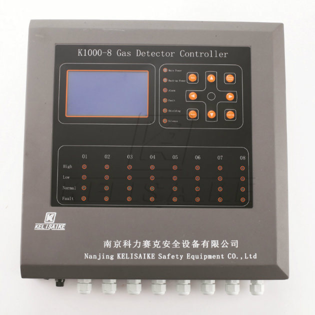 K1000-4 Bright LED Display Gas Detection Controller with 4 Channels
