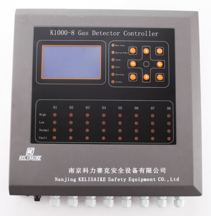 Multi Channel LCD Display Gas Detector Control Panel
