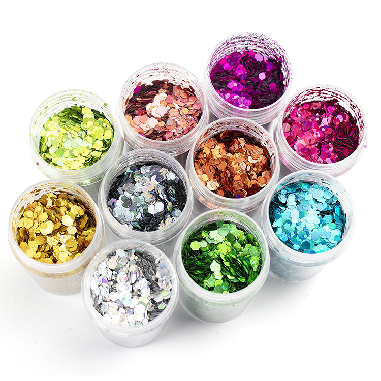 La vendita calda Chunky Glitter cosmetico superiore per il fronte Body&diy del chiodo elabora l'alto bastone che del pigmento dell'ombretto 100% accettabile nuovo si asciuga