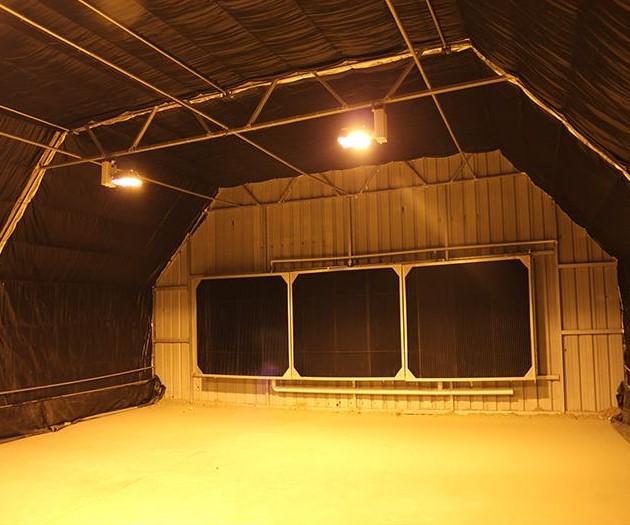 Vorhang-bewegliches automatisiertes Stromausfall-Gewächshaus für medizinische Anlage Customzied 0