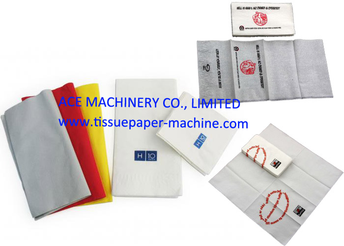 2개의 차선 저녁식사 냅킨 기계