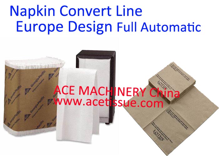 fully automatic napkin machinery