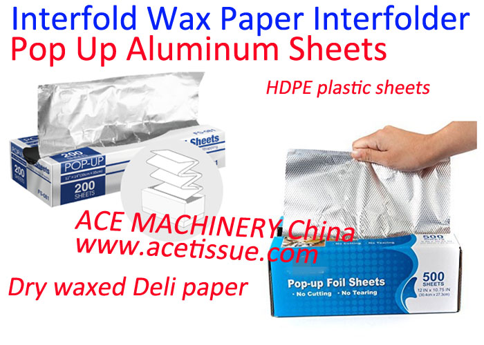 pop up Aluminum Foil making machine
