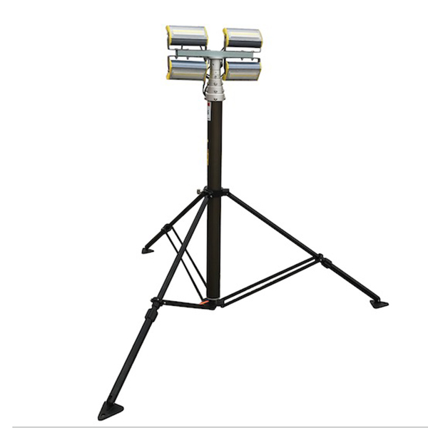 4.2m tripod pneumatic telescopic mast light tower