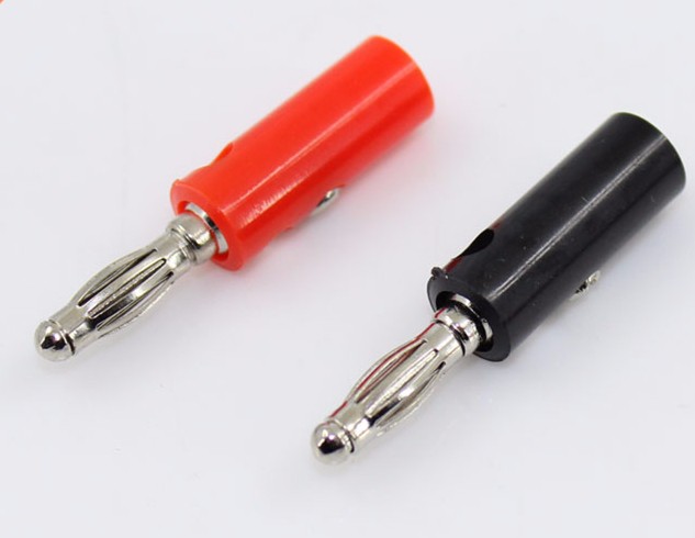 Kronen-Sonden-Kabel mit Bananenstecker oder Krokodilklemme