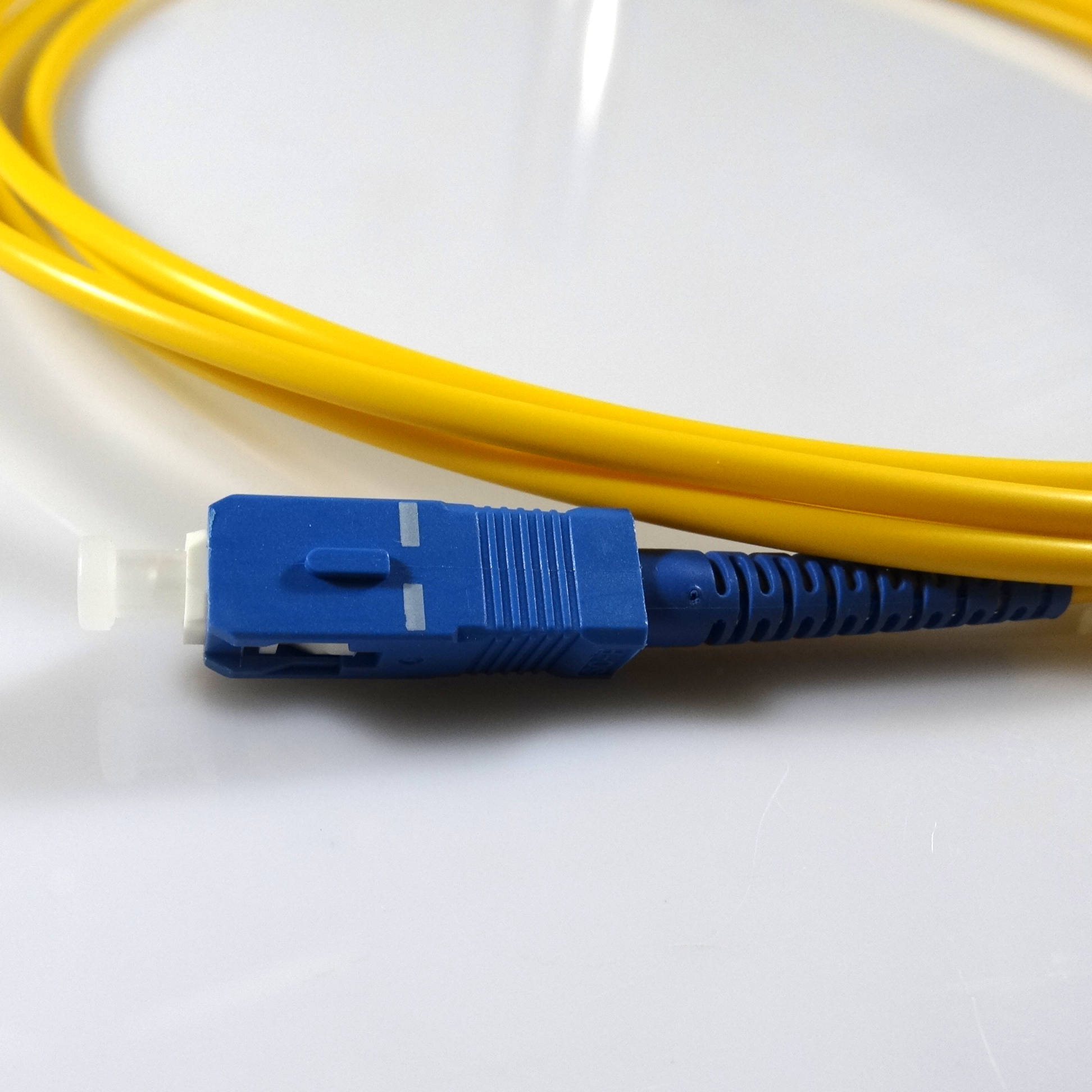 Dia 3mm 1550nm-van het Koordg657a1 Sc UPC van het Vezel Optisch Flard Enig de Wijzesimplex 0