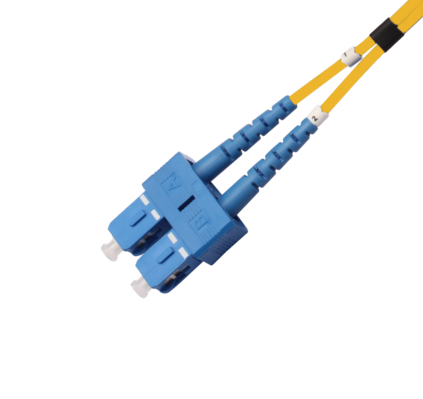 Sc a fibra ottica semplice UPC del cavo di toppa di 16ft CATV al singolo modo LSZH 0 di FC UPC
