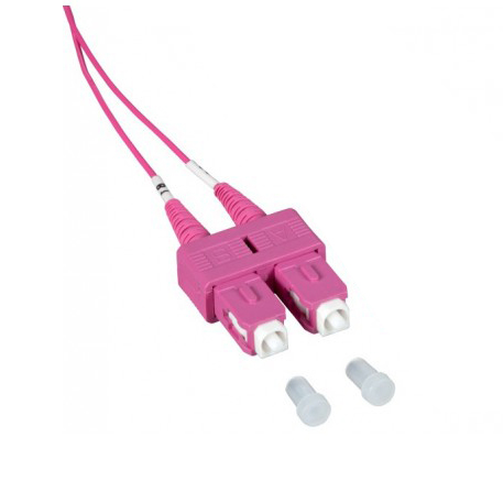 2mm OD 10m het Koordsc UPC van het Vezel Optisch Flard aan de Enige Wijze Duplex1310nm 0 van LC UPC