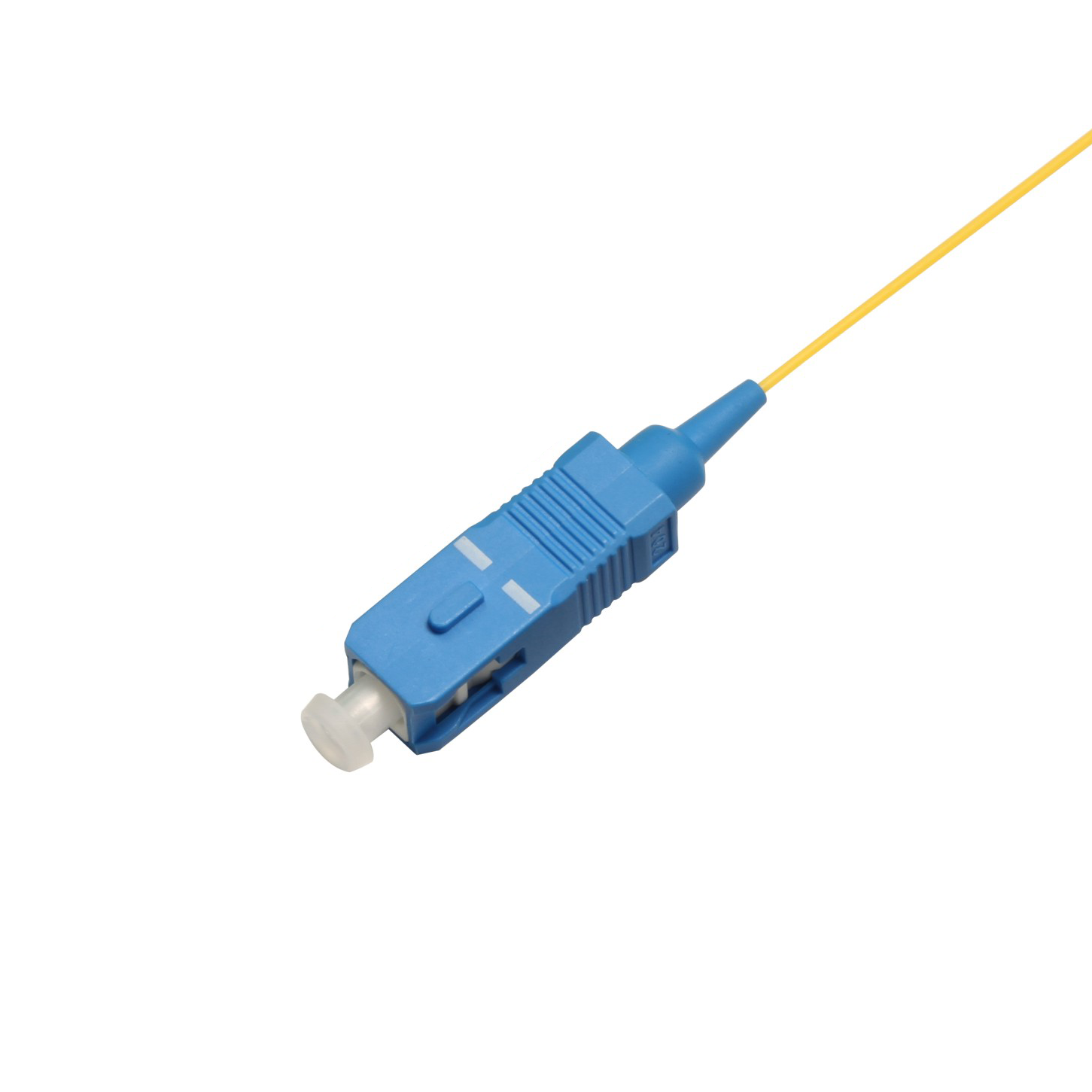Treccia a fibra ottica di ISO9001 1550 nanometro, modo 1 della treccia della fibra del OD 2mm LC singolo