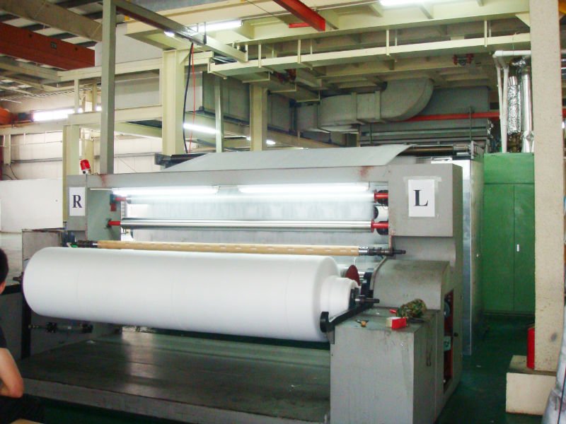 Tela no tejida competitiva del sanyang el 1.6-3.2m S/SS del precio que hace la máquina