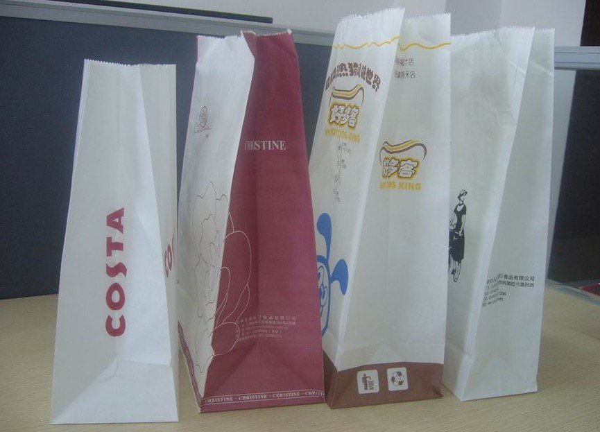Bolsa de papel inferior cuadrada automática de alta calidad y de alta velocidad que hace la máquina