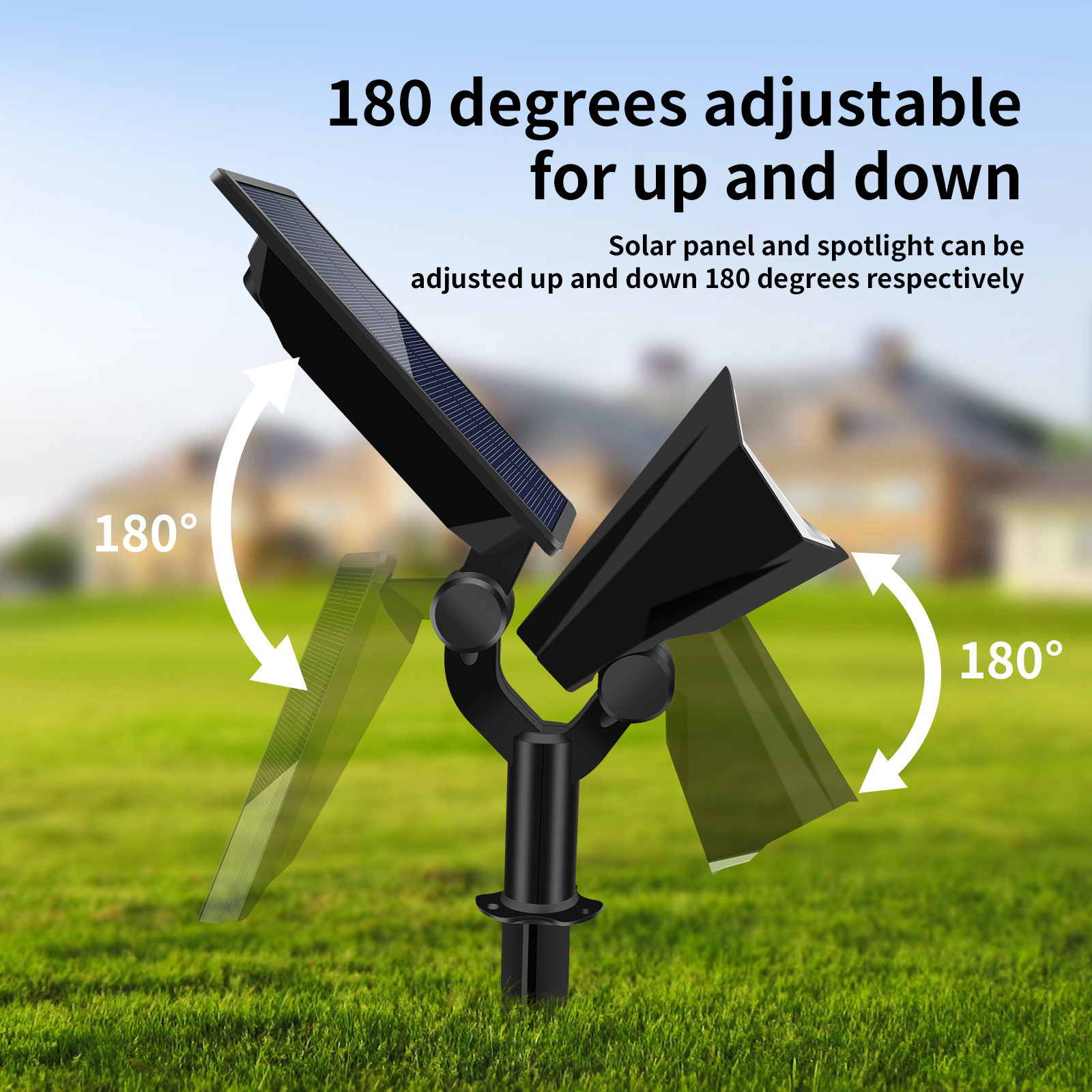 Luce all'aperto del giardino dell'ABS