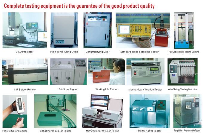 コネクター女性ヘッダーSMTのタイプLCP材料に乗る0.8mmの板