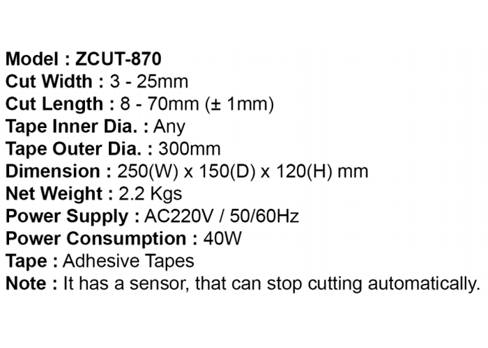 Zcut-870 de Automaatbeeld 2 van de Carrouselband