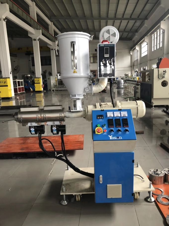 Tuyau de conduit d'aération d'unité centrale faisant la chaîne de production, machines d'extrusion de tuyau de TPU