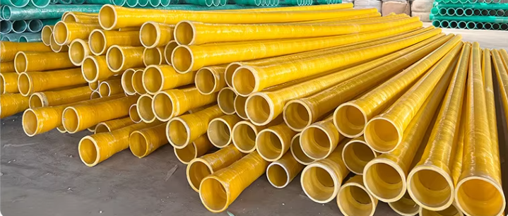 Good quality high pressure Fiberglass reinforced frp plastics mortar pipes round pipe customized underground sand pipe 3