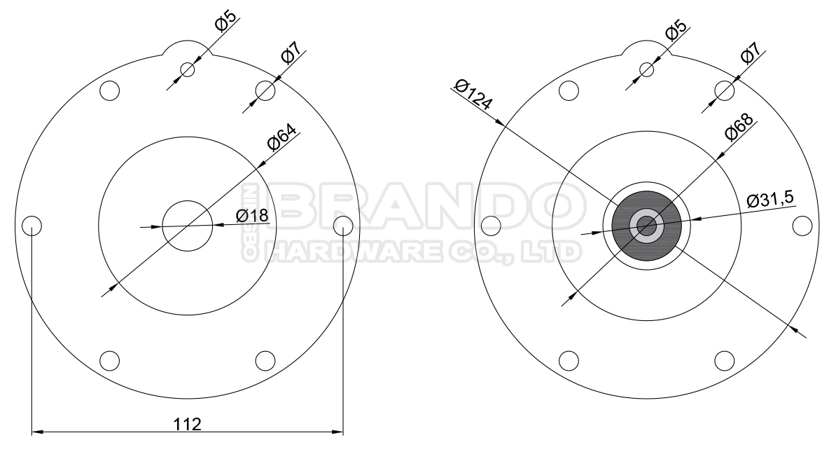 1-1/2 Membranreparatur-set-Maß“ Goyen TypeK4502 (M2162) K4504 (M2187) CA/RCA 45