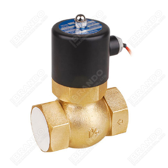 las series 2L cuecen la válvula al vapor electromagnética de cobre amarillo el 1/2” 3/4