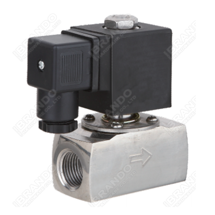 las series 2L cuecen la válvula al vapor electromagnética de cobre amarillo el 1/2” 3/4