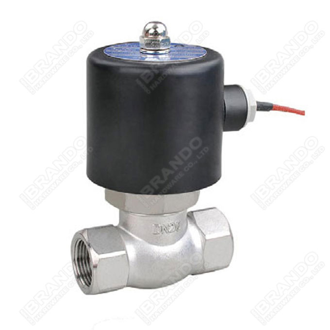 las series 2L cuecen la válvula al vapor electromagnética de cobre amarillo el 1/2” 3/4