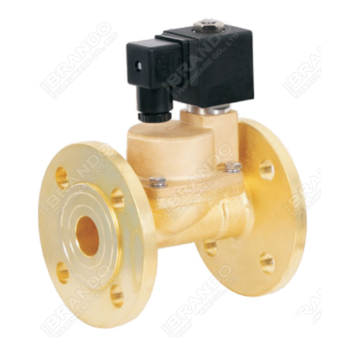 las series 2L cuecen la válvula al vapor electromagnética de cobre amarillo el 1/2” 3/4