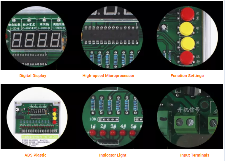 12 Linien pulsieren Jet Valve Sequence Timer Controller für Staub-Kollektor 0