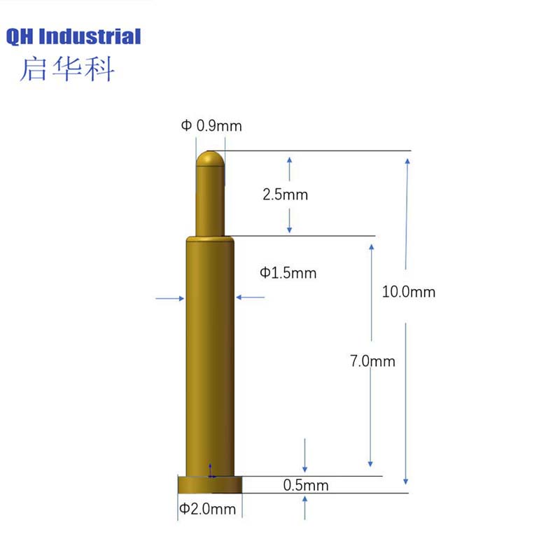 SMT 10.0 Length ISO & RoHS REACH LED Single Head RF Keyboard Pogo Pin