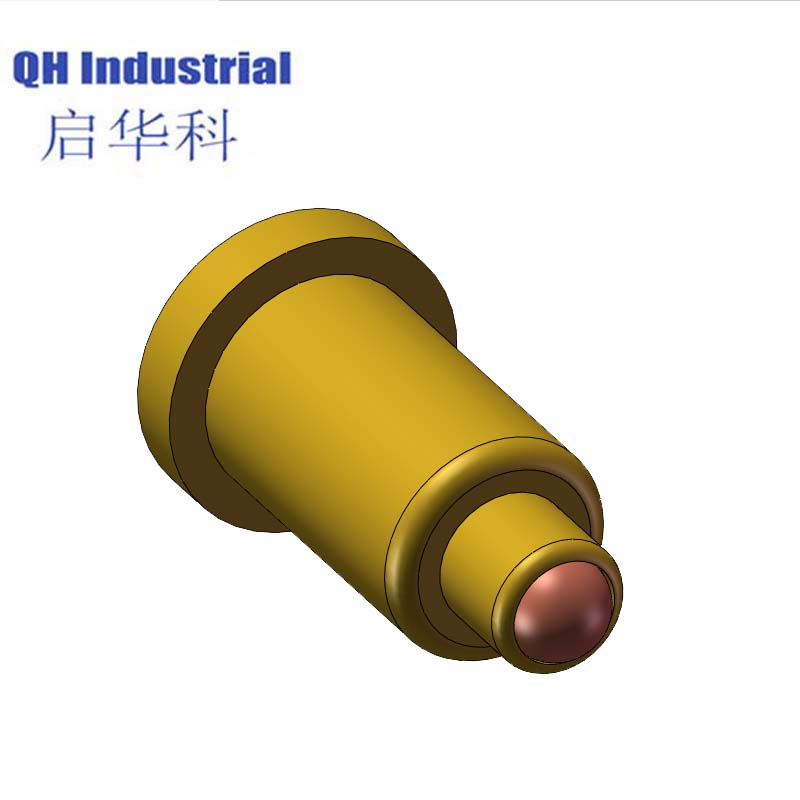Rolling Pogo Pin Plating Ni PCBA Charger Double End Pogo Pin Flat Pogo Pin
