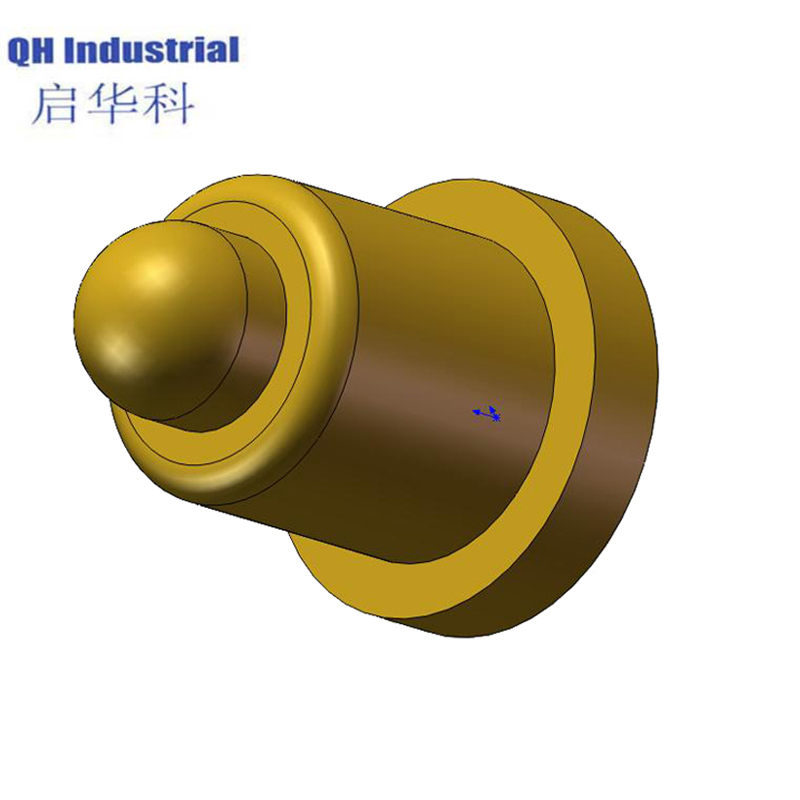 SMT 2.0mm Long Life Time Durability Telecom Double End Spring Loaded Pin