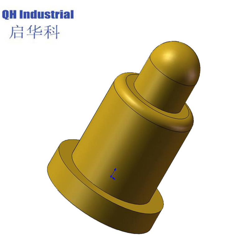 SMT 3.0mm ISO & RoHS REACHed Androvid Tv Box Solder Cup IDI Pogo Pin Swp Spring Telecom Soldered Cup Pogo Pin Flat