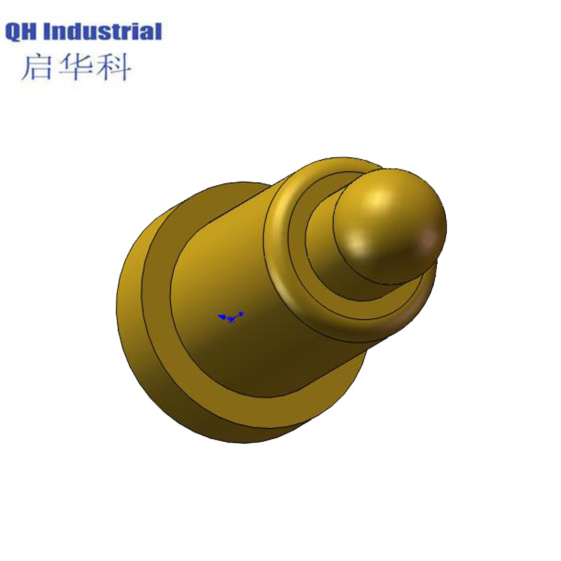 SMT 3.5mm Reeceptacle Androvid Tv Box Single End Pogopin High Lifespan IDI Vertical Type Spring Loaded Pin