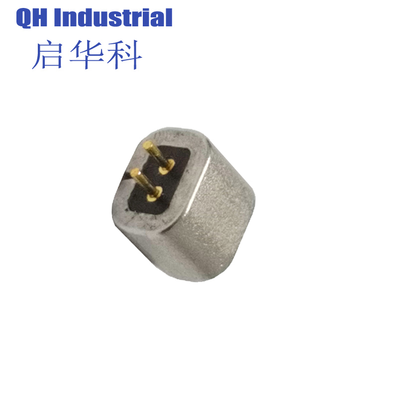 2Pin Swp Spring Pcba Right Angle Type Pogo Pin Magnetic Pogo Pin Large Led Double-Head Contact Pin Pogo Pin Cable 