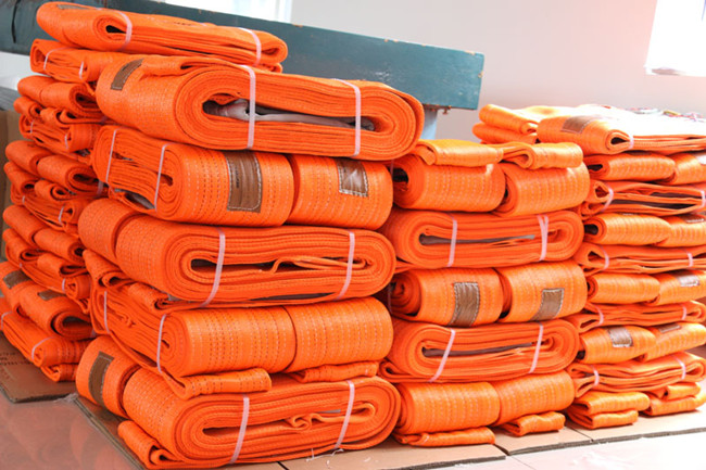 100% Polyester Lifting Webbing Material