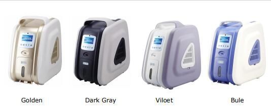 O concentrador portátil 1~3L/minuto 30%~93% Concentraion para médico ou casa do oxigênio usa 4 cores oferecidas