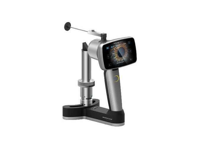Attrezzatura tenuta in mano di oftalmologia della lampada a fessura di Digital utilizzata per ingrandimento anteriore 16MP Resolution di rappresentazione 10X di segmento