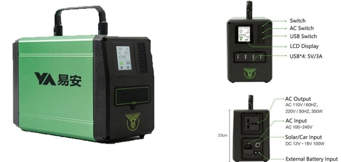 500Wh CENTRALE ELETTRICA ALL'APERTO PORTATILE impermeabile CON CA di carico di metodi che fa pagare, automobile che fa pagare, carico solare, VERSA 0