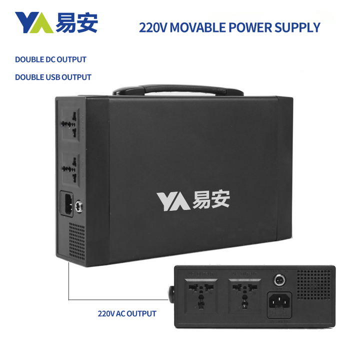 A central elétrica portátil, 1000Wh C.C. solar dos porta usb 2 da tomada 2 da C.A. do pico 700W 1 do gerador 110V 500W move a bateria alternativa 2