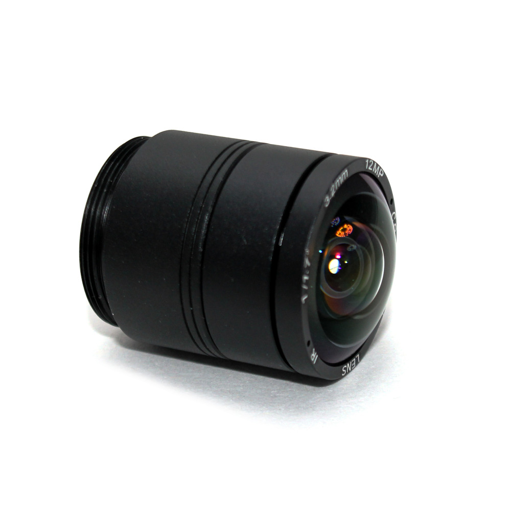 σταθερός φακός καισίου 12Megapixel 4K 3.2mm φακός 150 βαθμός 12MP 3.2mm 1/1.7 ίντσα για τη κάμερα κιβωτίων CCTV 4K IP
